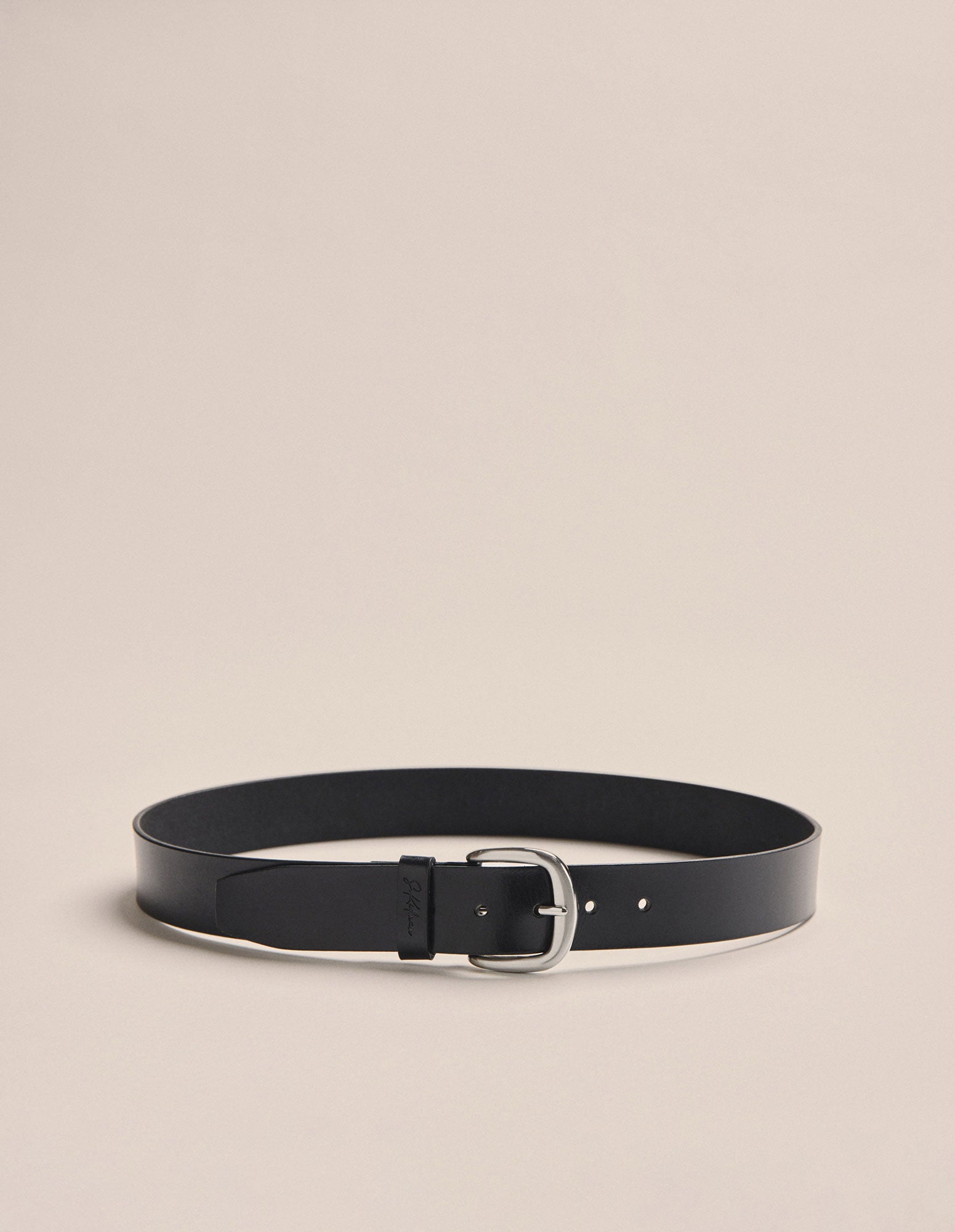 Roebuck Leather Belt - Black – Kidman Clothing