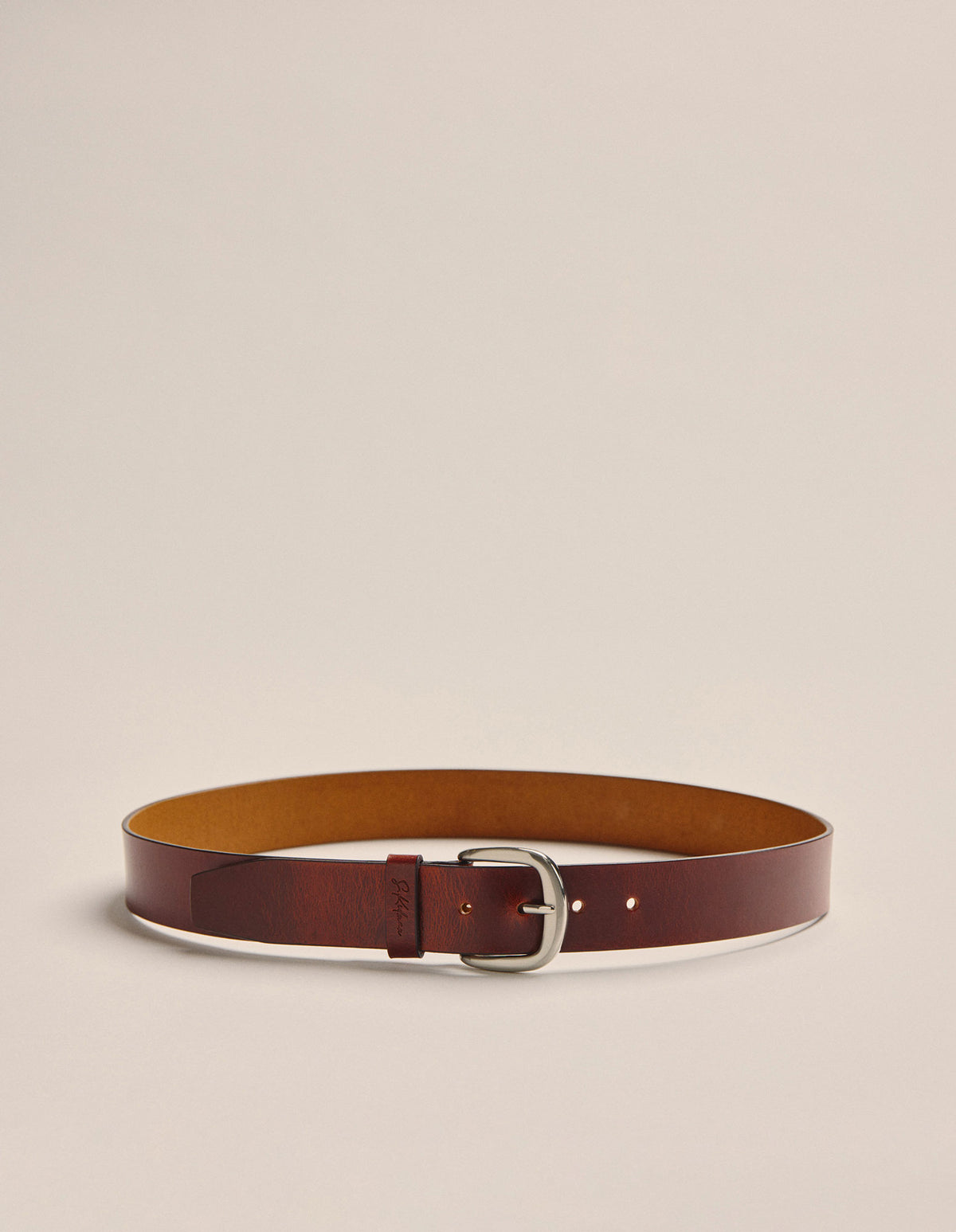 Roebuck Leather Belt - Cognac – Kidman Clothing